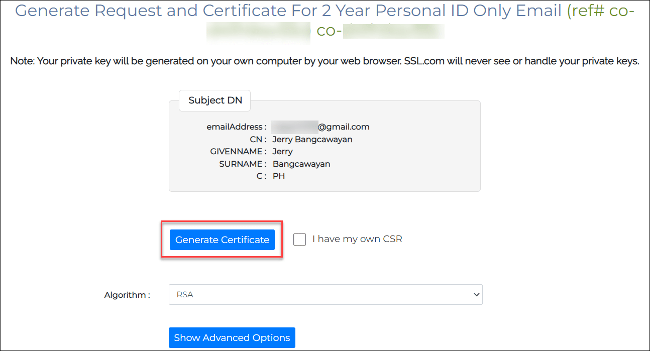 How to Order an Individual Validation (IV) S/MIME Certificate - SSL.com