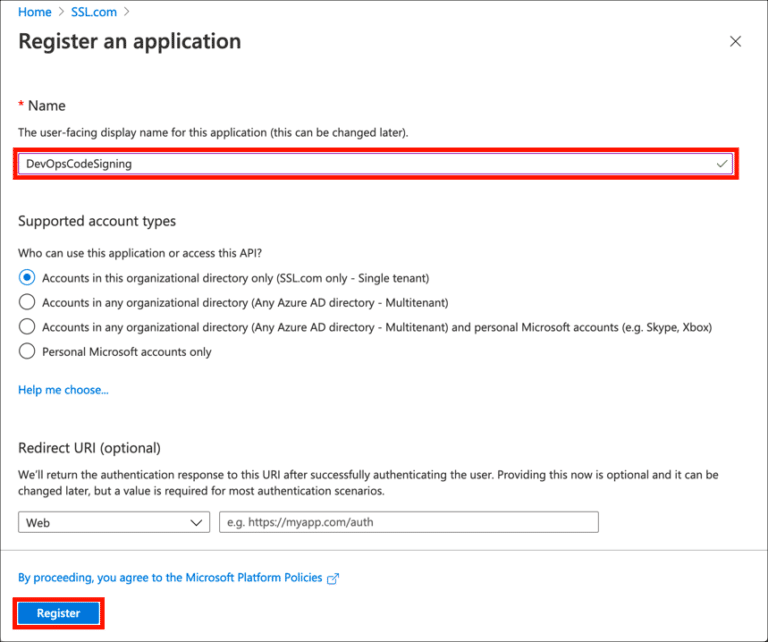 Code Signing with Azure DevOps - SSL.com