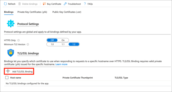 Install an SSL/TLS Certificate in Microsoft Azure App Service/Web Apps - SSL.com