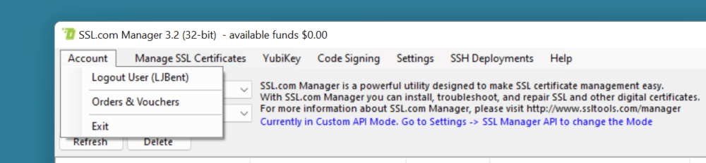 Approve SSL Manager - SSL.com