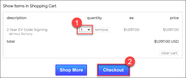 Ordering Process for Code and Document Signing Certificates - SSL.com