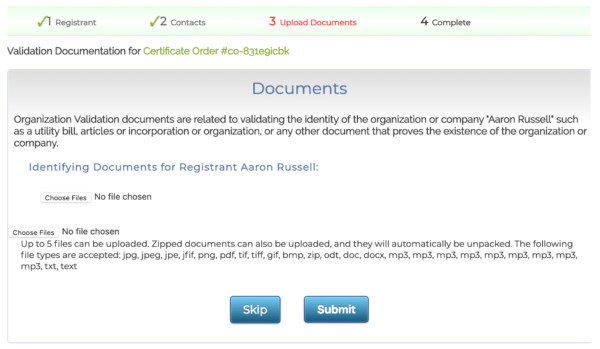 Validation Process for Document Signing, Code Signing, and EV Code ...