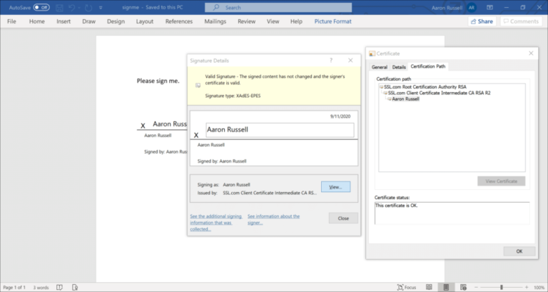 Comment signer un document Word : un guide complet - SSL.com